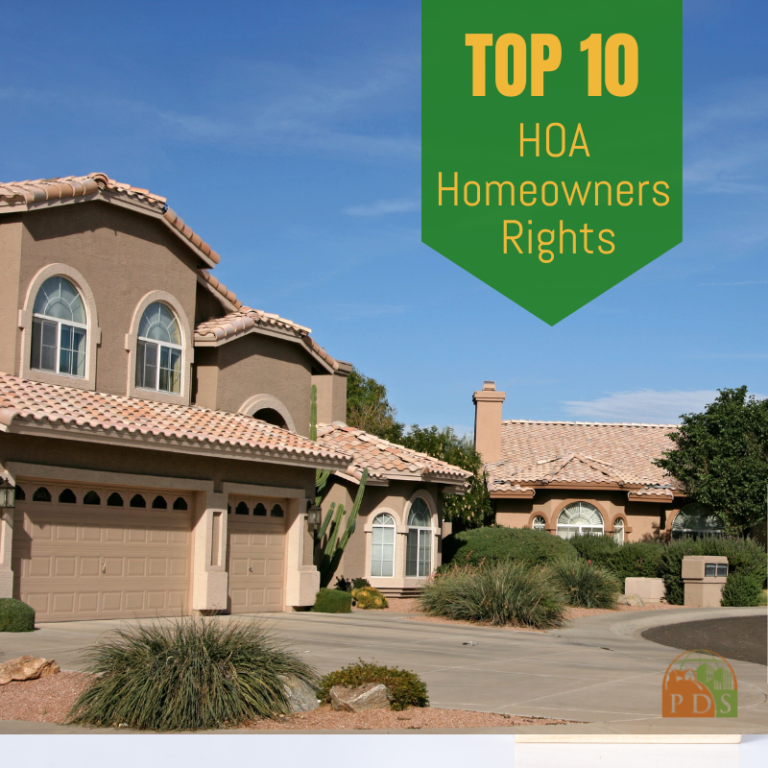 Top Ten HOA Homeowner Rights - Planned Development Services